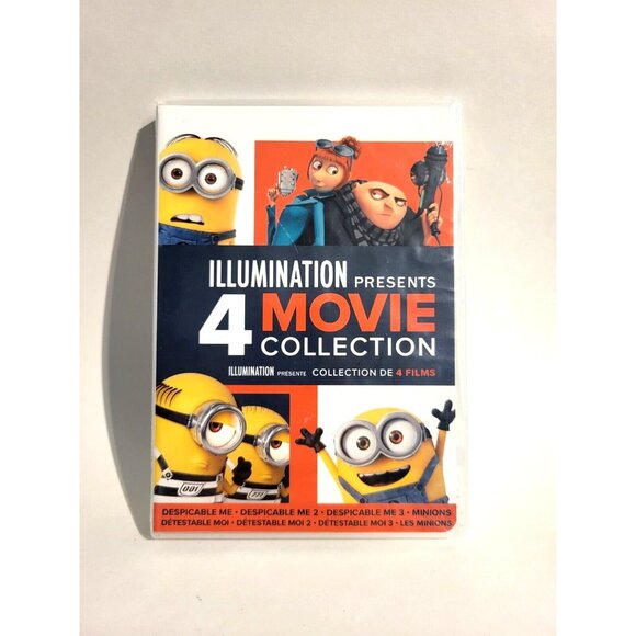 Media | Dvd Box Set 4 Movie Collection Despicable Me 1 2 3 Minions ...